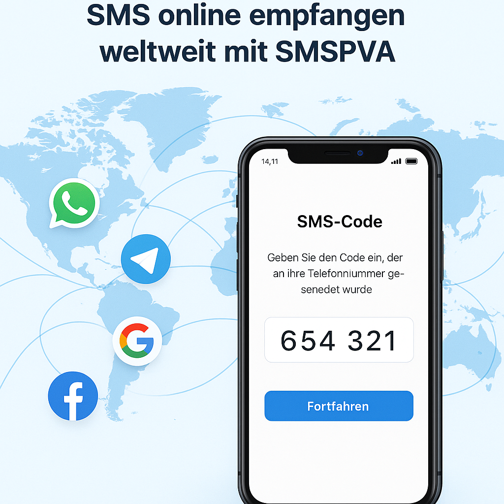 Nhận SMS trực tuyến – Số điện thoại tạm thời | SMSPVA