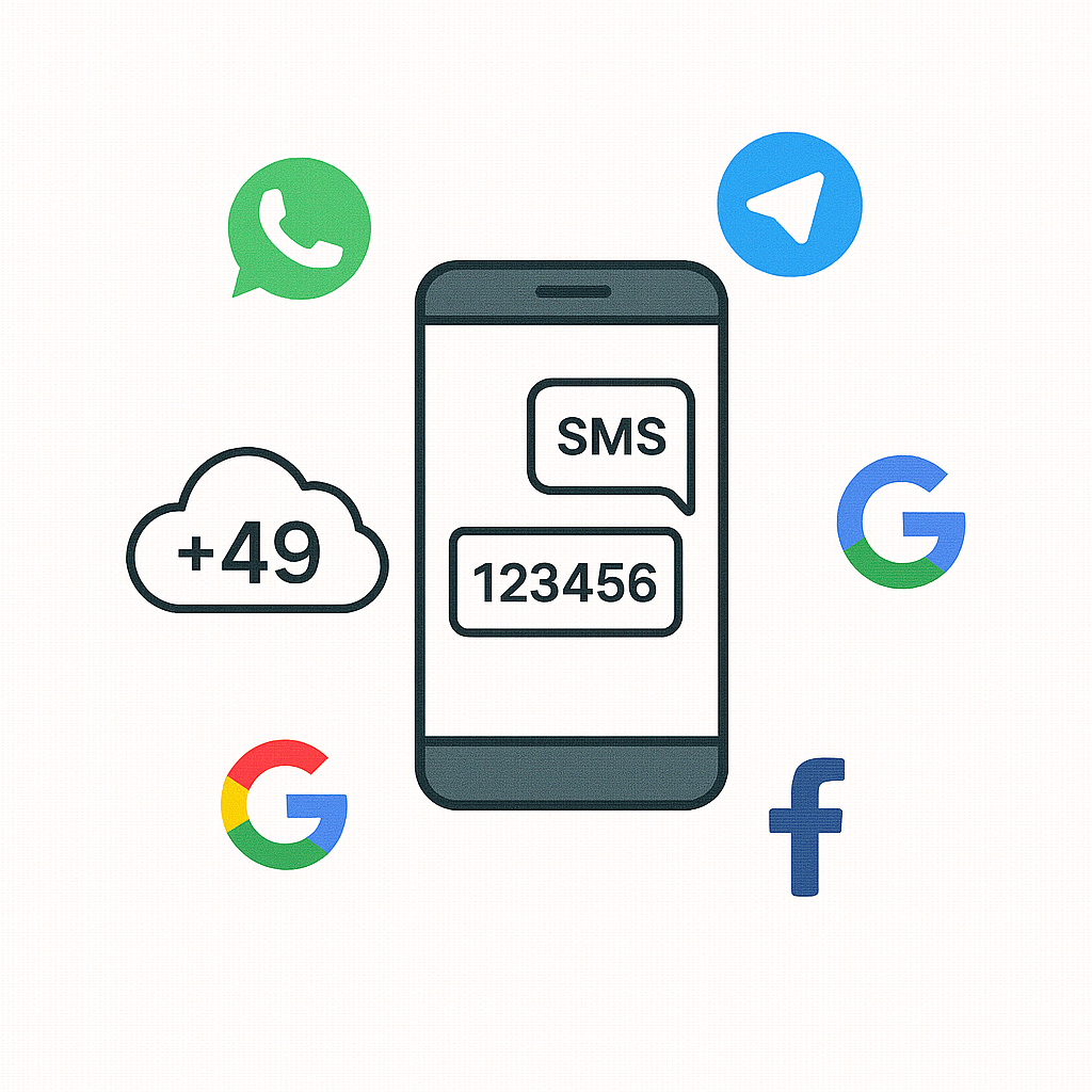 Número de teléfono virtual – recibir SMS en línea y verificación