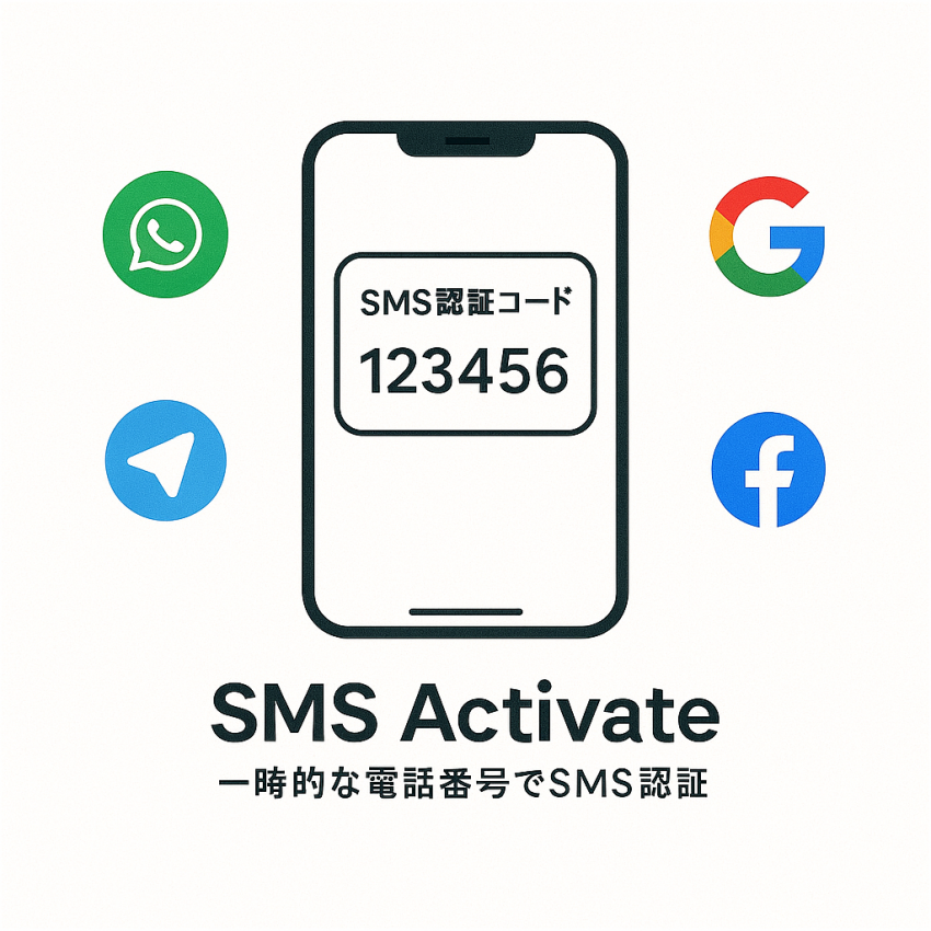 SMS Activate – 一時的な電話番号でSMS認証 | SMSPVA
