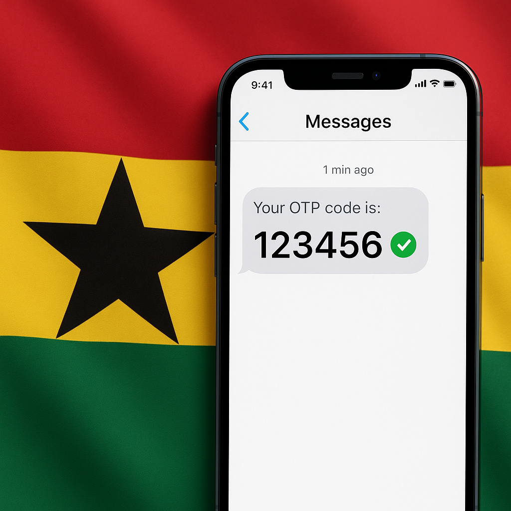 SMS Activate au Ghana : recevez des codes en ligne | SMSPVA