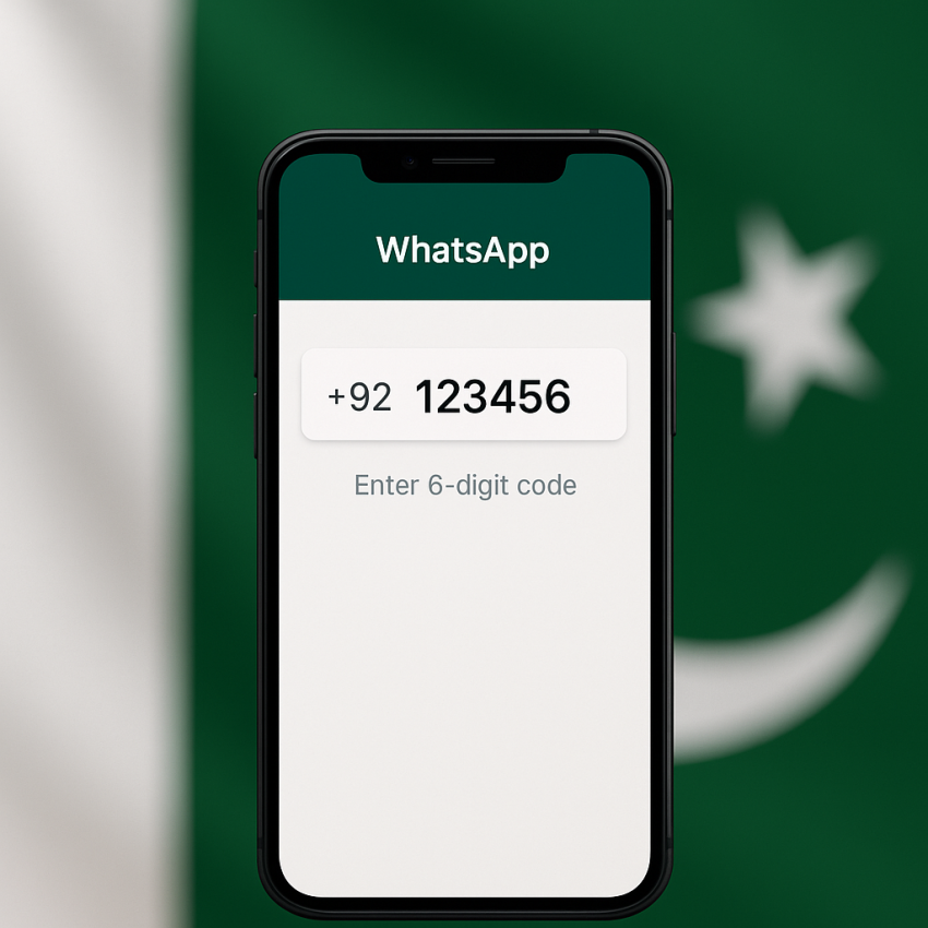 Número virtual de Pakistán para WhatsApp y OTP | SMSPVA