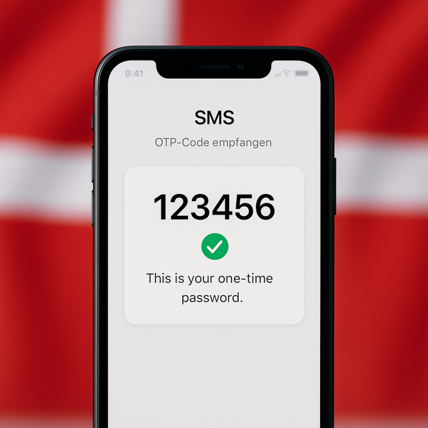 Temporary phone number Denmark for SMS and OTP | SMSPVA