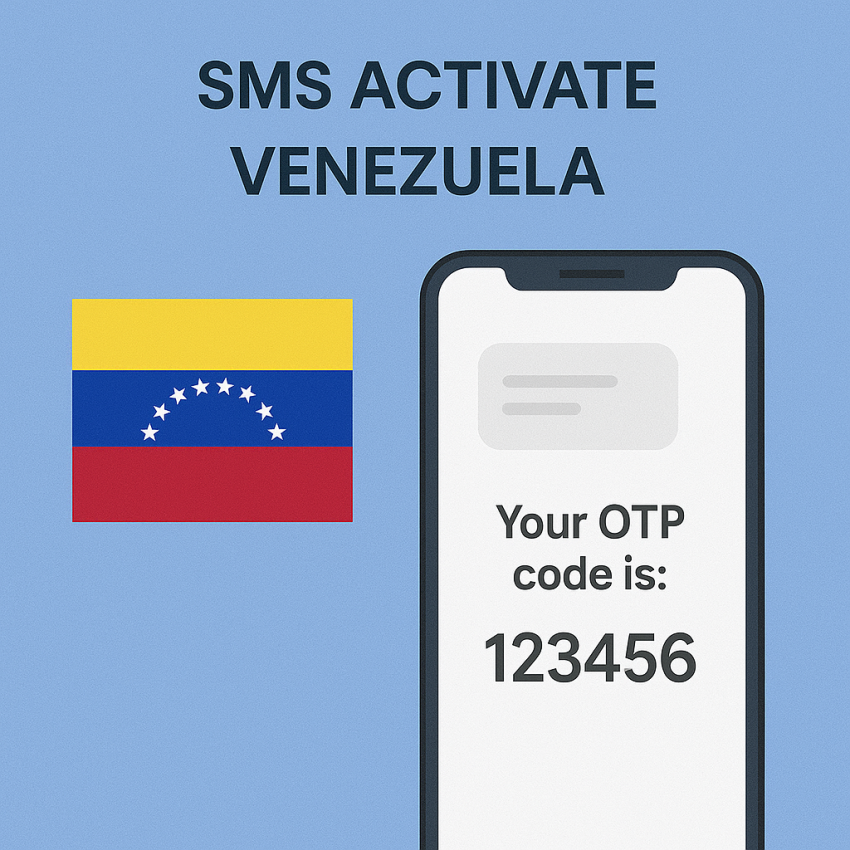 SMS Activate Venezuela pour OTP et vérifications sécurisées