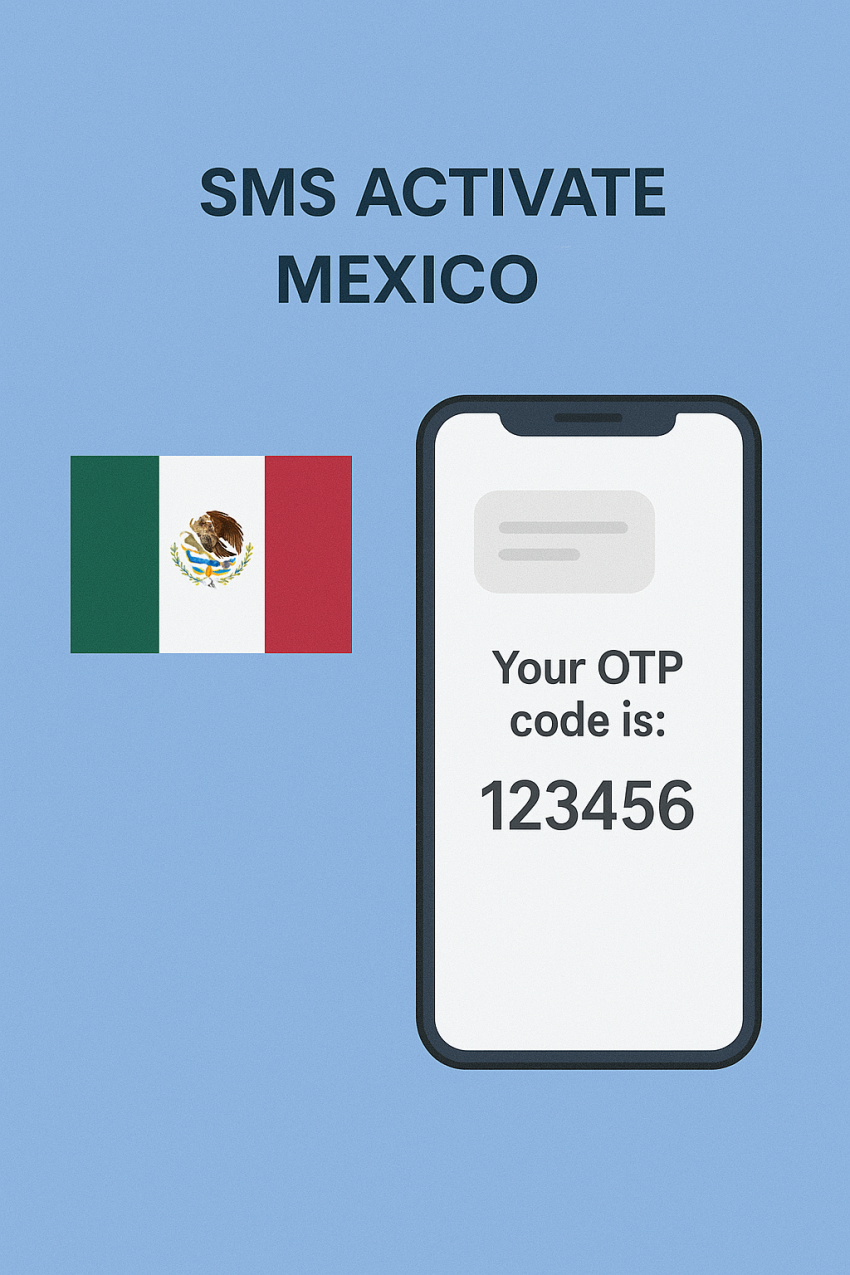Ativar SMS no México para OTP e Verificação Segura | SMSPVA