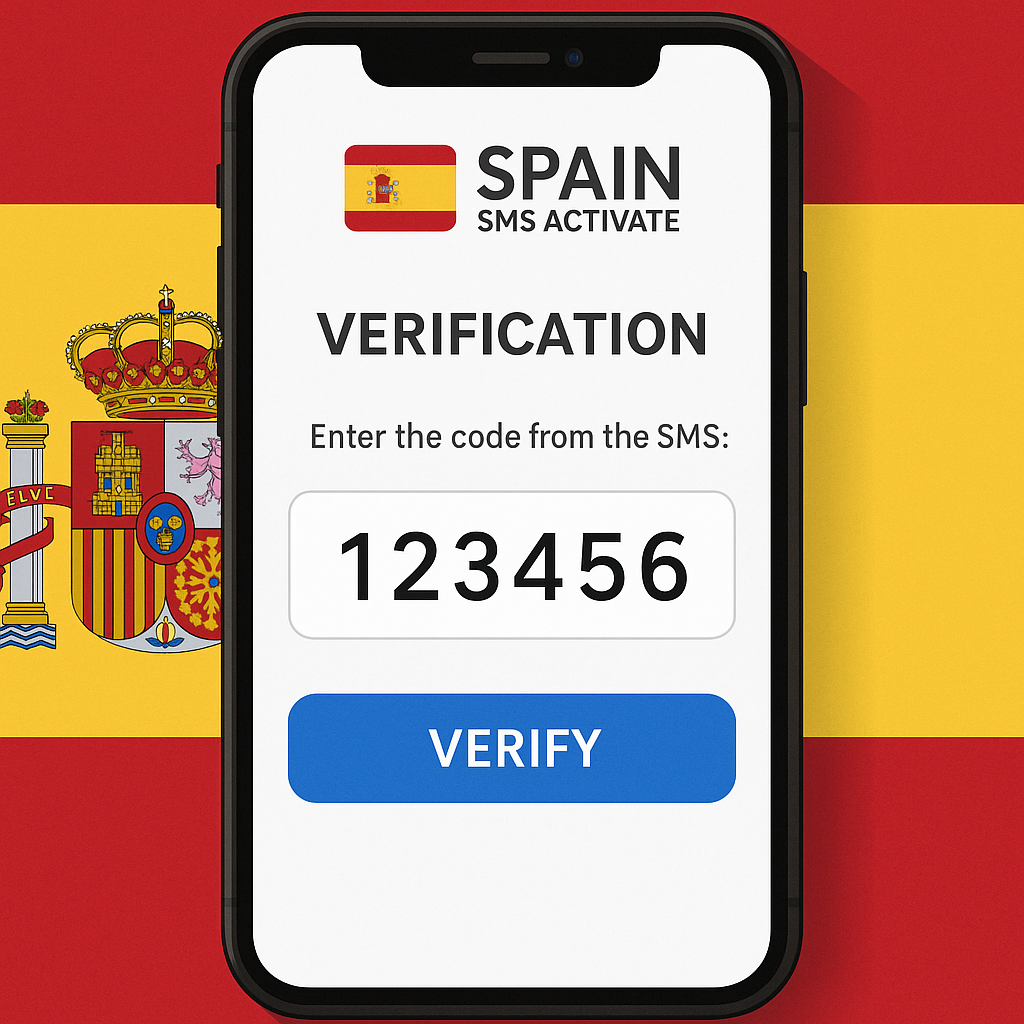 SMS Activate Espagne pour la vérification OTP
