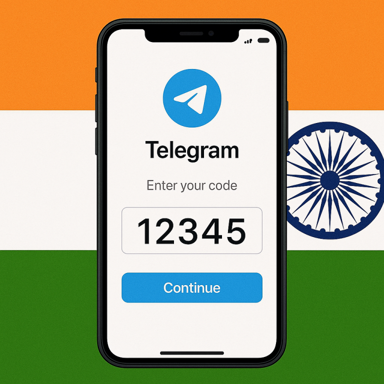 Virtual Number for Telegram in India | OTP & Verification