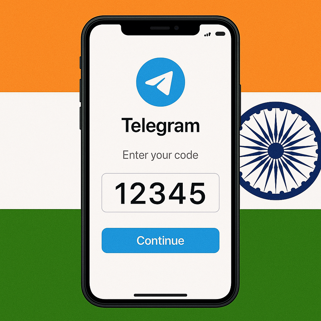 Virtual Number for Telegram in India | OTP & Verification