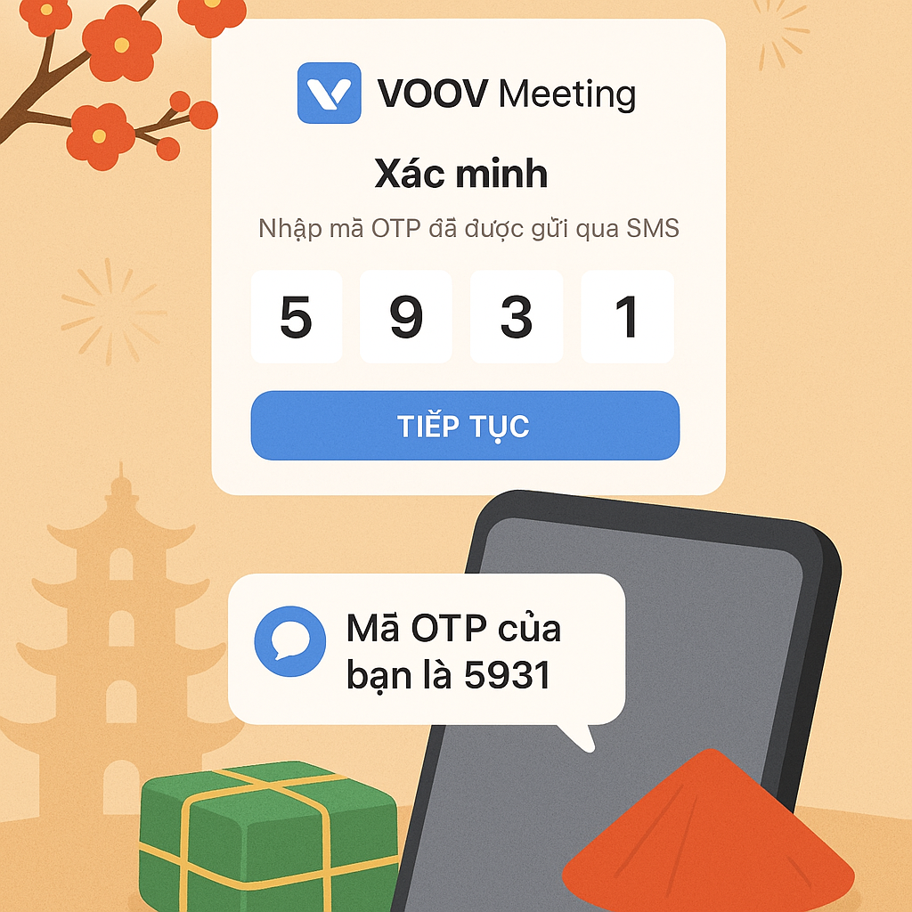 Voov Meeting Vietnam Number for OTP & Verification