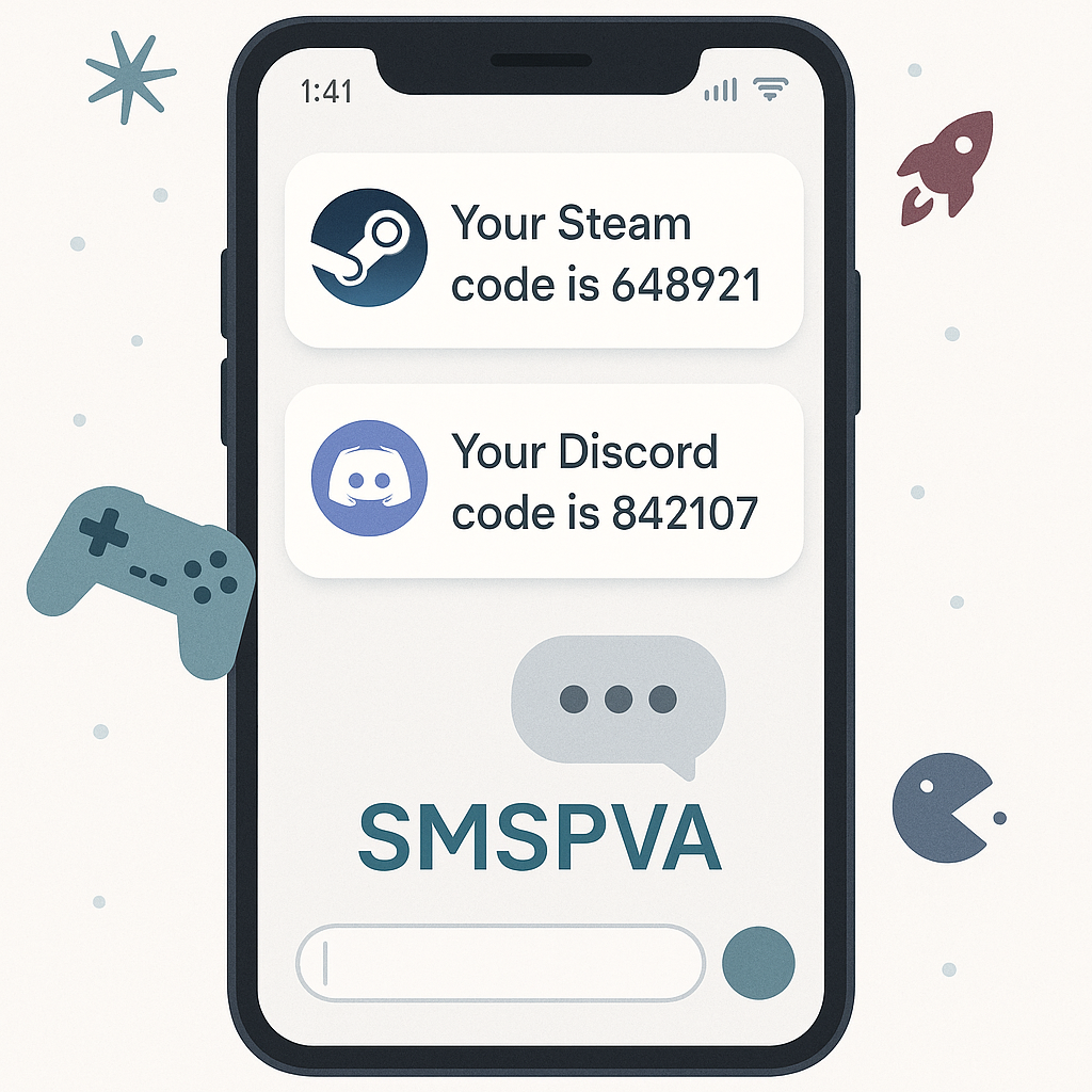 Receber SMS Online para Steam e Discord