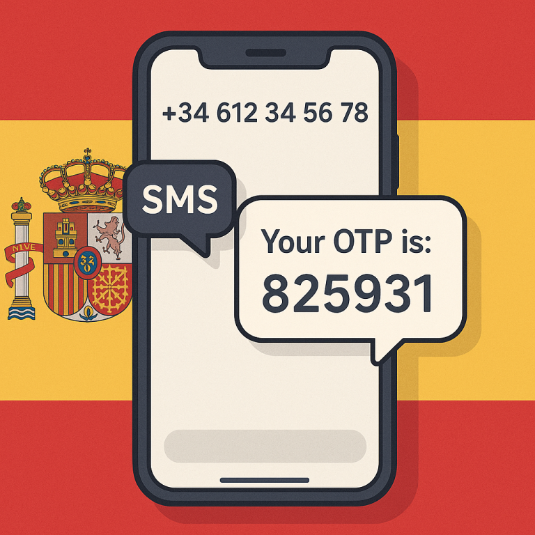 Números de teléfono españoles para verificación por SMS