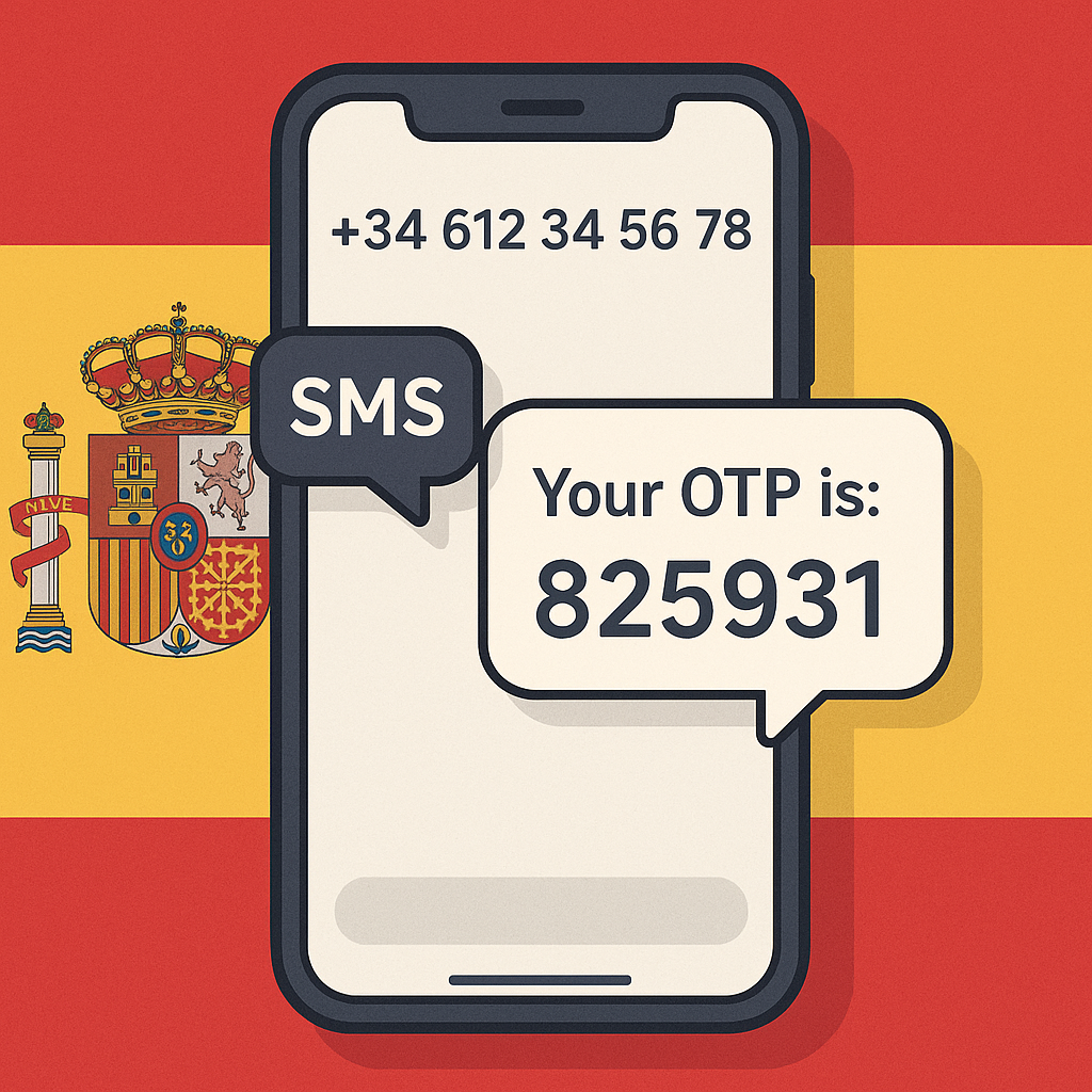 Números de teléfono españoles para verificación por SMS