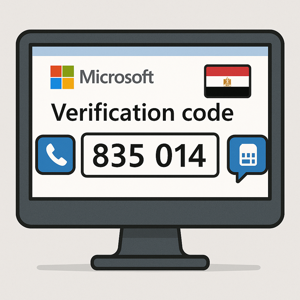 Alternativa a 5sim para la verificación de cuentas de Microsoft en Egipto