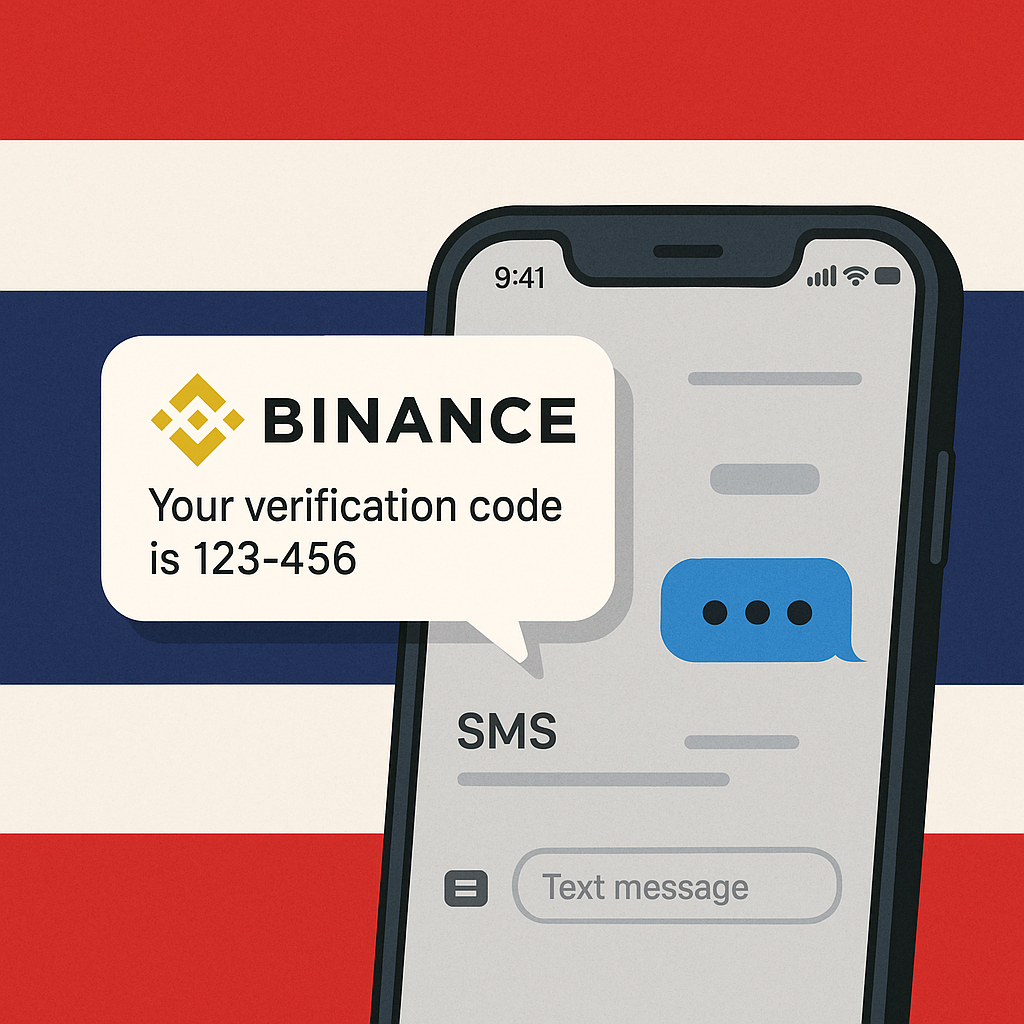 Alternative zu 5sim.net für Binance-Verifizierung in Thailand