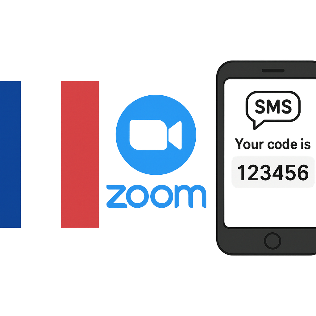 Alternative to 5sim for Zoom verification in France