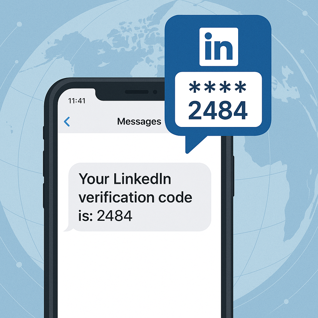 Comment vérifier LinkedIn et les profils d entreprise via SMS